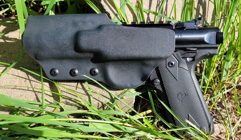 Ruger Mark IV Holster 22/45 Tactical Optic Cut Made for Suppressor | 7X ...