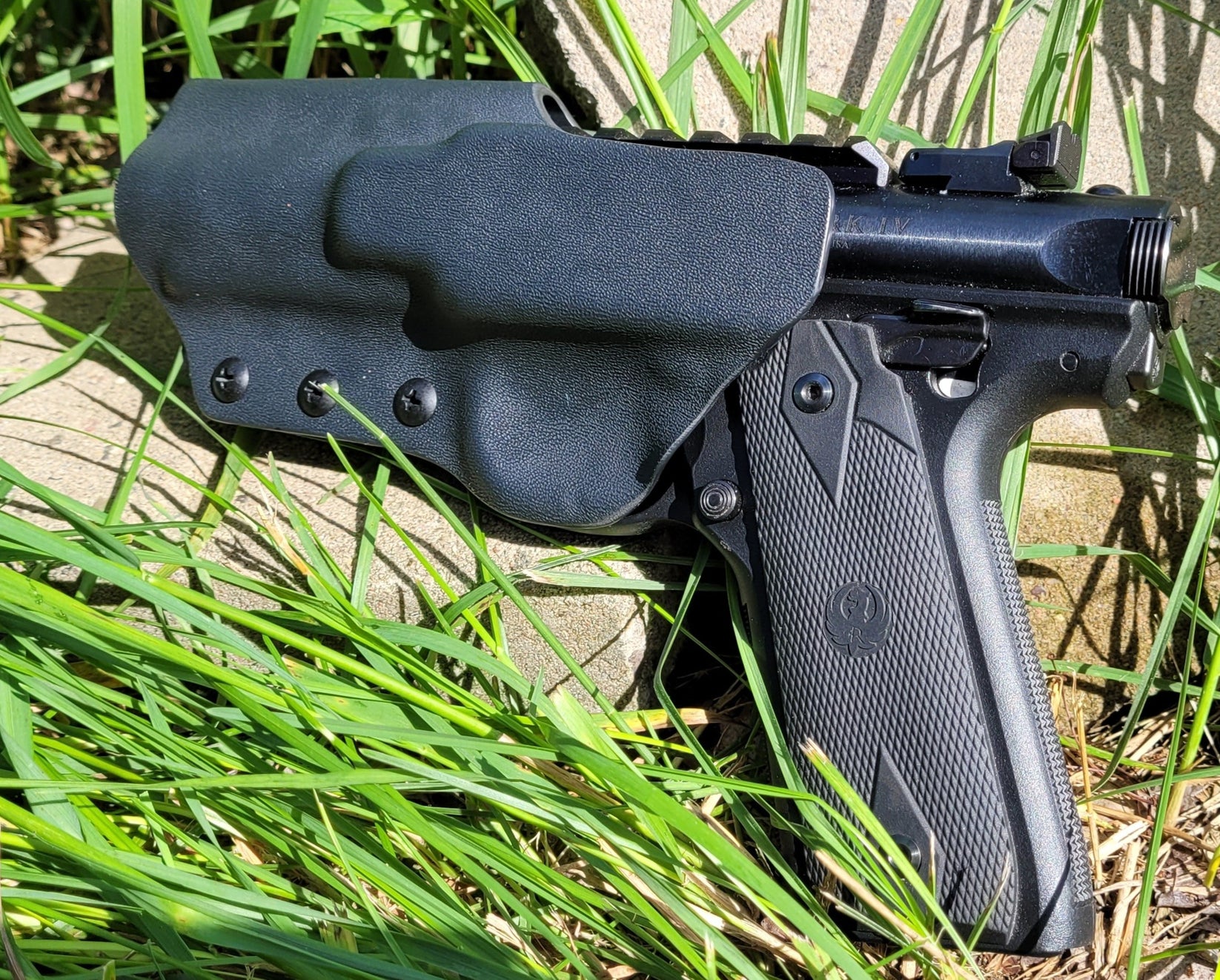 Ruger Mark IV Holster 22/45 Tactical Optic Cut Made for Suppressor | 7X ...